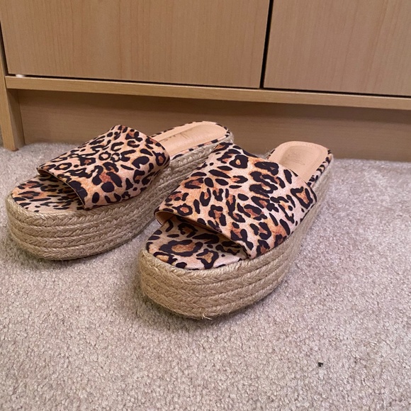 Lulus | Shoes | Lulus Oahu 2 Leopard Print Espadrille Platforms | Poshmark